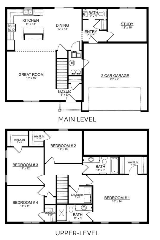 The Aspen | 2 Story House Plans in WI | Spacious Home Plans | (608) 480 ...